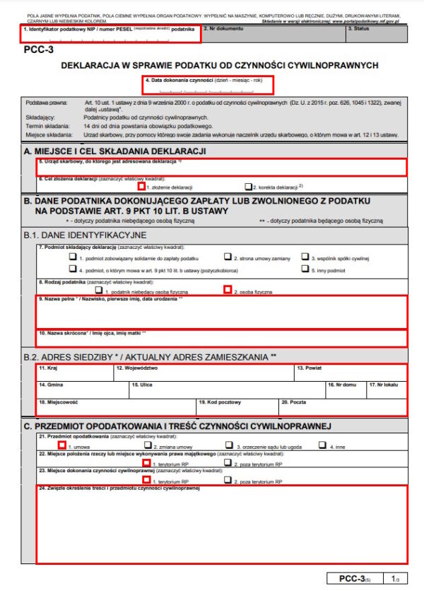 Jak poprawnie wypełnić formularz PCC-3 po zakupie samochodu? - EkspertCar